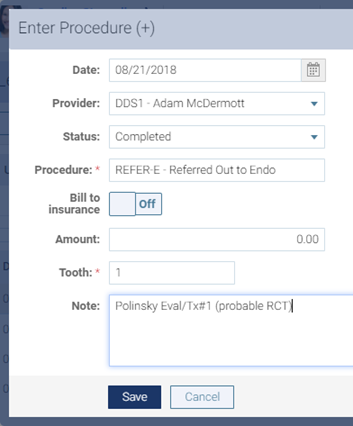 Referring Out to Other Dental Offices | Dentrix Ascend