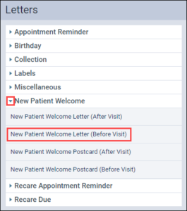 Creating a Welcome Letter for New Patients | Dentrix Ascend