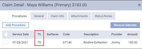 Charting Supernumerary Teeth | Dentrix Ascend